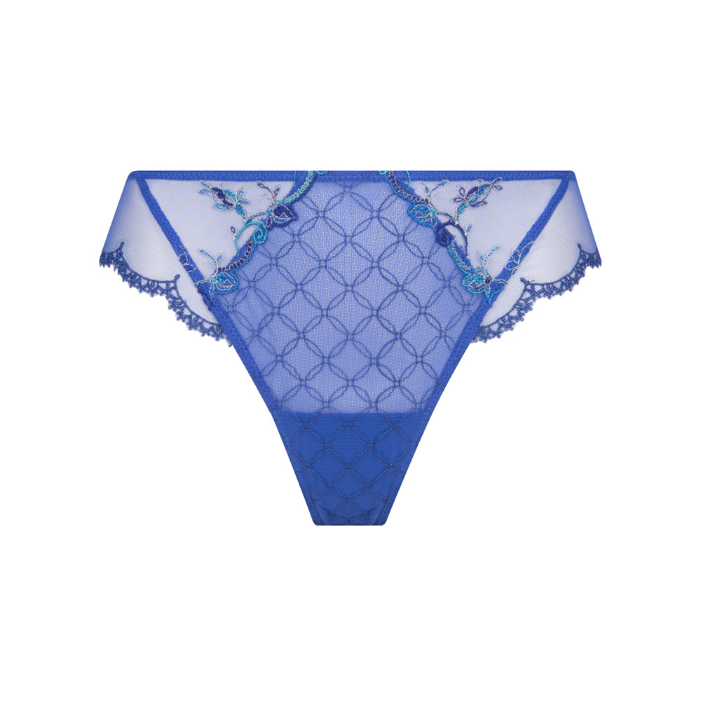 Lise Charmel Lingerie De Cristel et D' Eau String blauw ACH0060 - Italian Design Fashion & Beauty