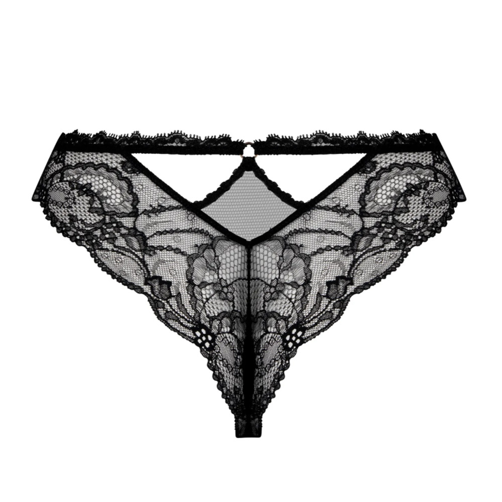 Lise Charmel Lingerie Feerie Couture string black Calais lace ACH0074 ...