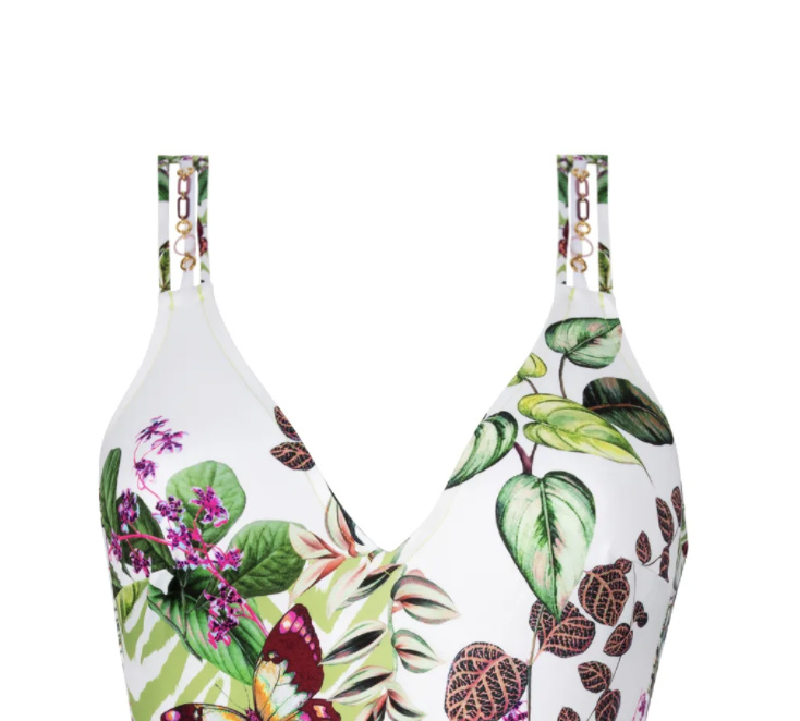 Lise Charmel Badmode Envolee Tropicale Badeanzug Weiß-gruen ABB6973B ...