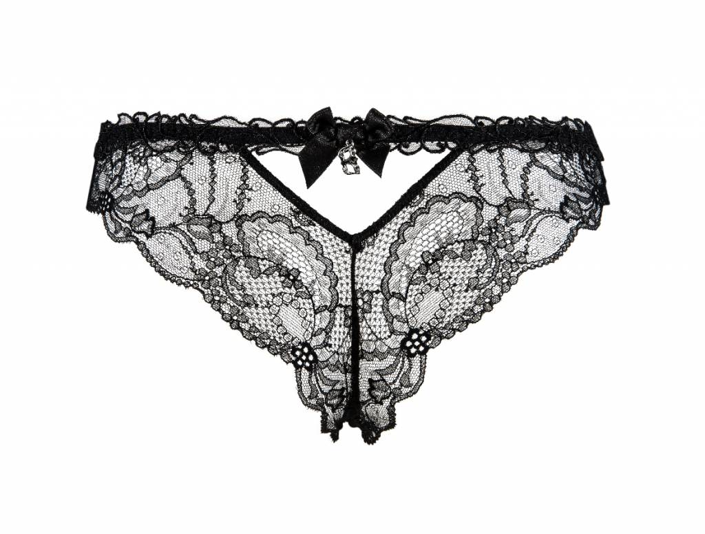Lise Charmel lingerie Soir de Venise string zwart ACA0003 - Italian ...