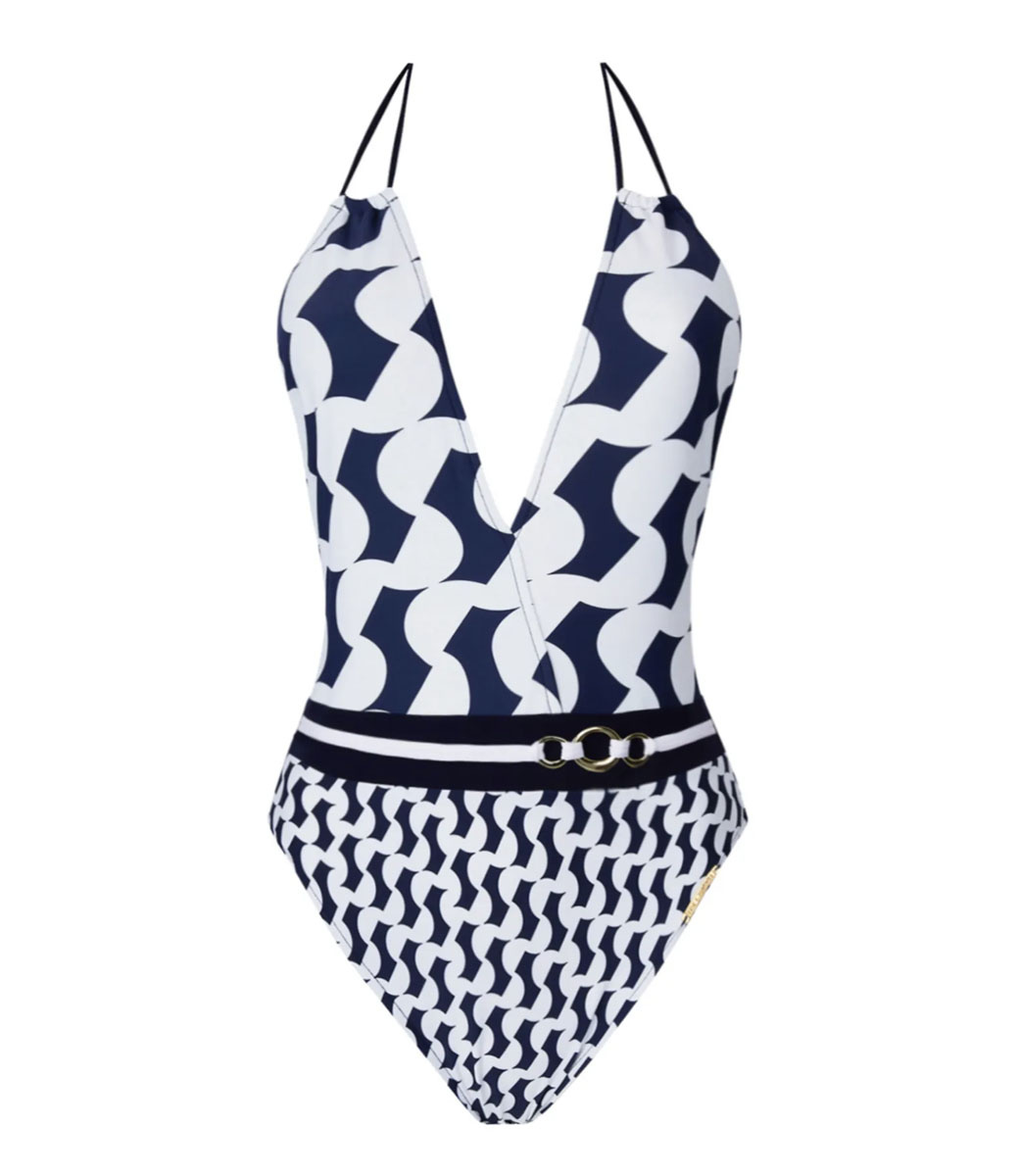 Lise Charmel Swimwear Swimsuit "Cruise for ever" Navy blue/ white ...