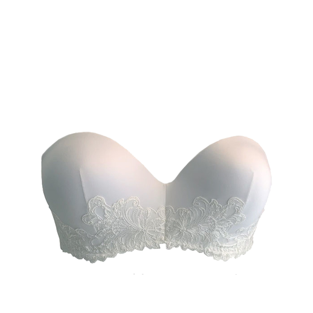 AMBRA Lingerie Bras Titinum Strapless Balconette Bra Ivory 0430 ...