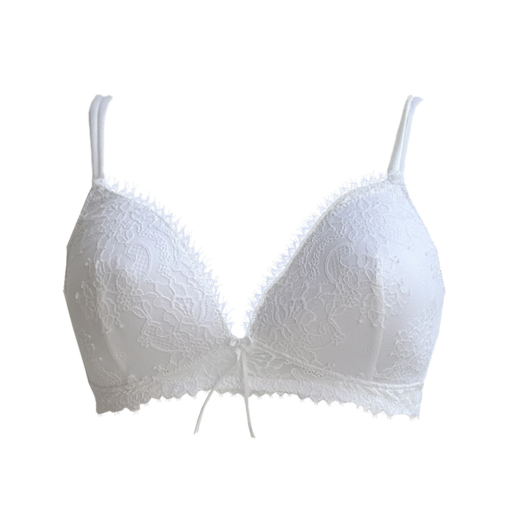 AMBRA Lingerie Bras GRACE Padded Triangle Bra white 0511 - Italian ...