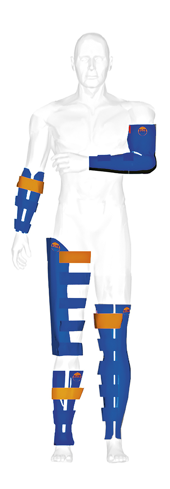 Blue Splins Kit, set van 5 splints - PAXwinkel.nl