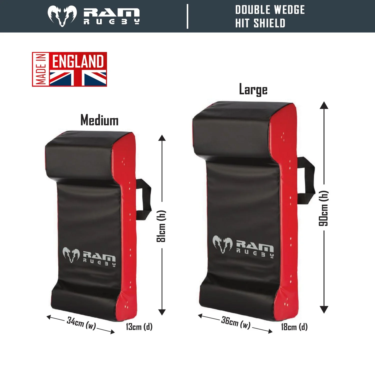 Double Wedge Hit Shield - RAM Rugby Shop - RAM Rugby, nr. 1 Rugby Shop
