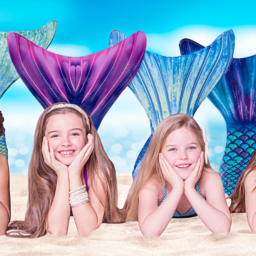 Mermaid theme party, mermaid swimming lesson or photo shoot. Mermaid ...
