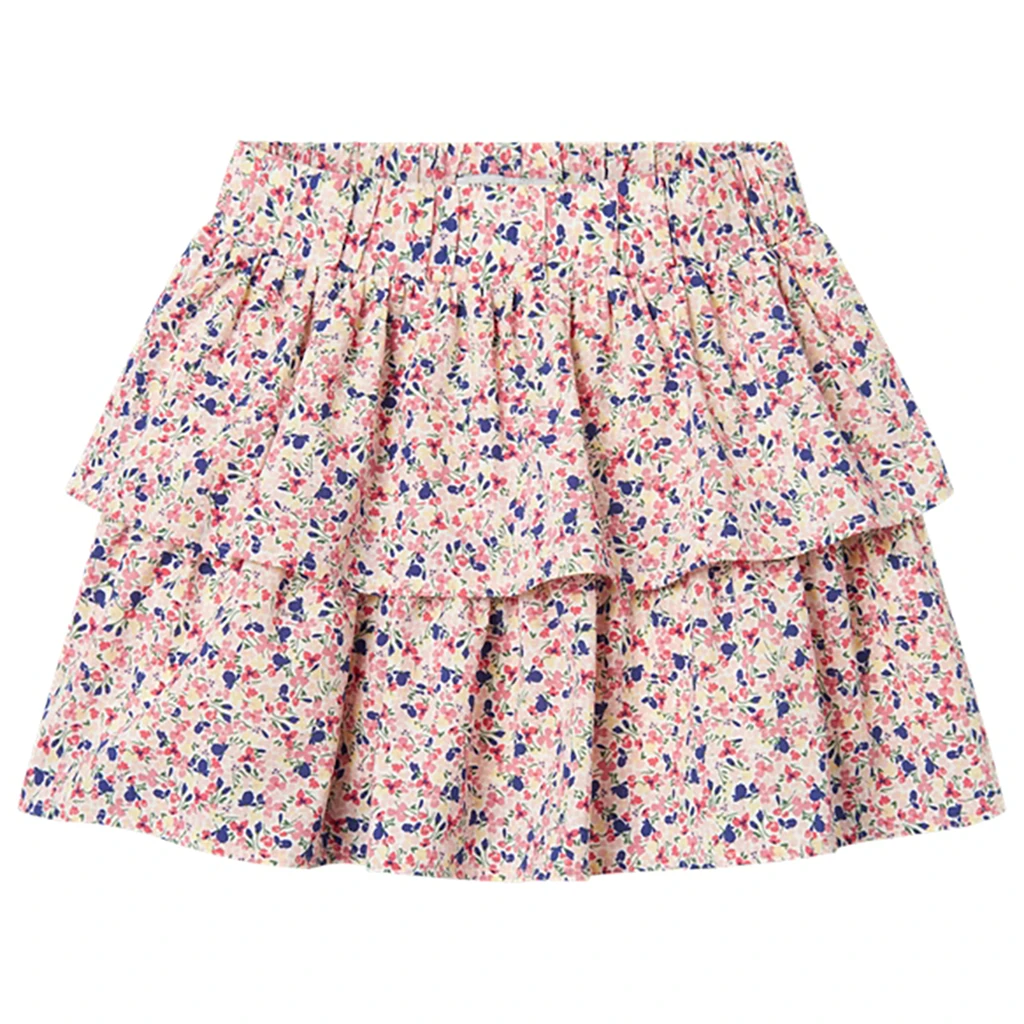 Rokje Vinaya (white alyssym flower) - Schattige Babykleertjes