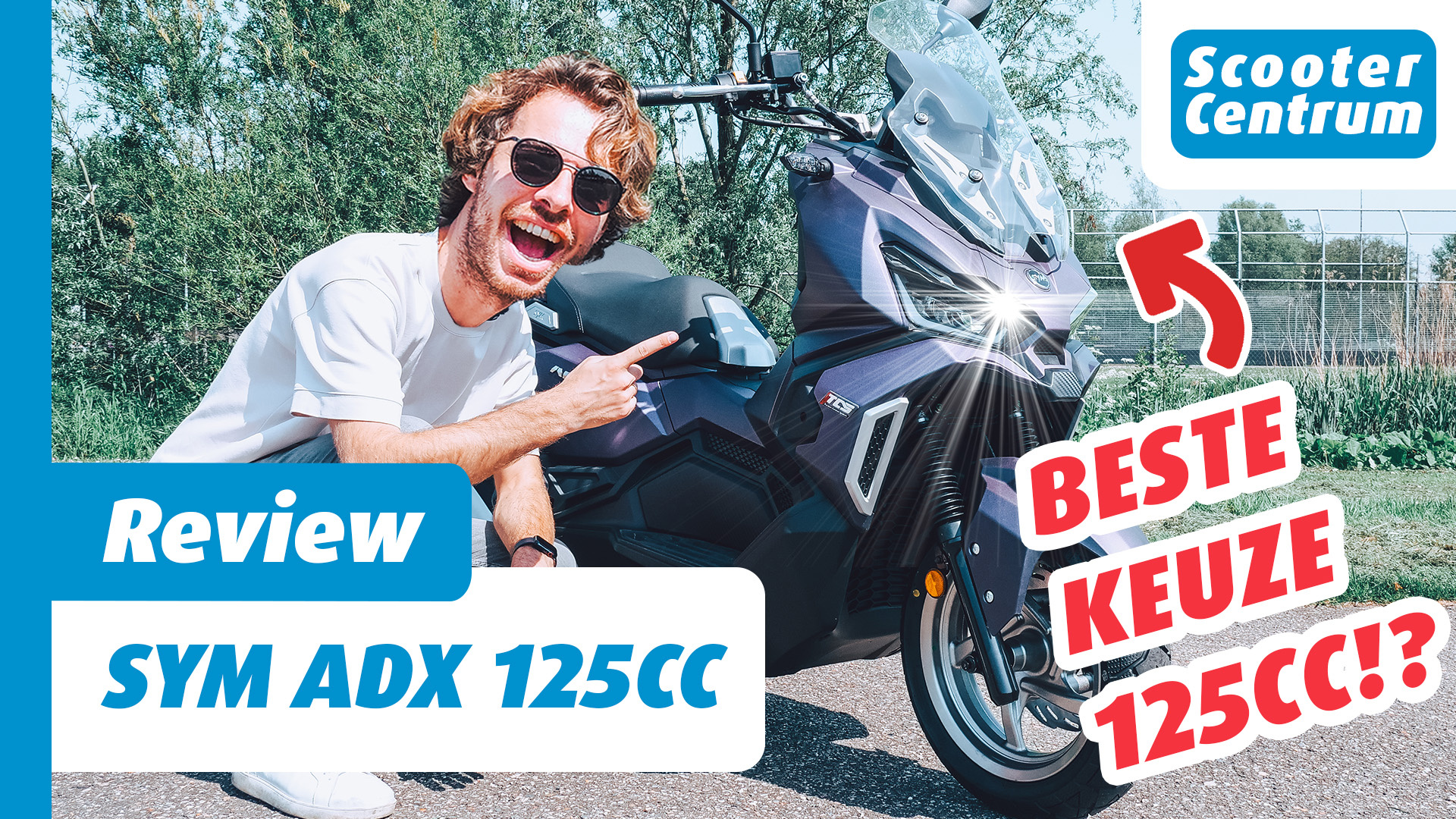 Sym ADX 125 motorscooter - Boek een proefrit! - Scooter Centrum