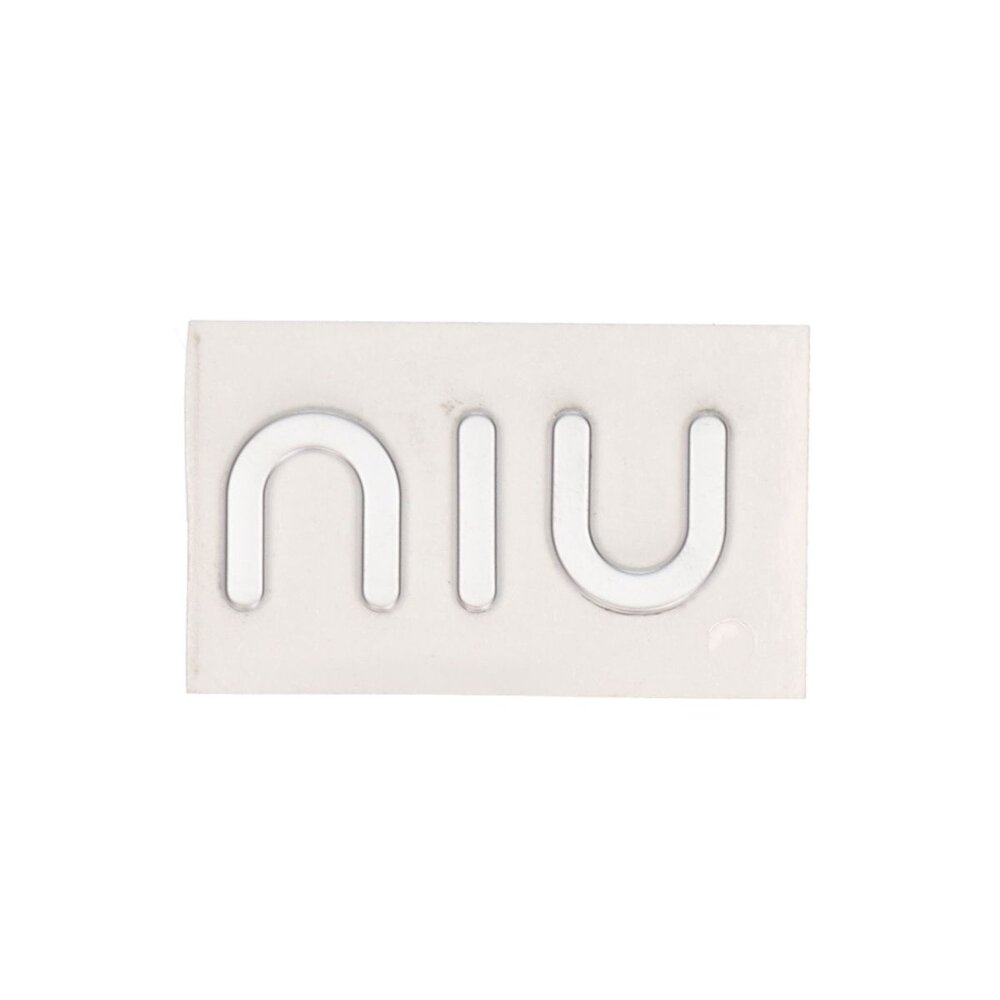 LOGO NIU U M1 M+ BEENSCHILD EMBLE - Scooter Centrum