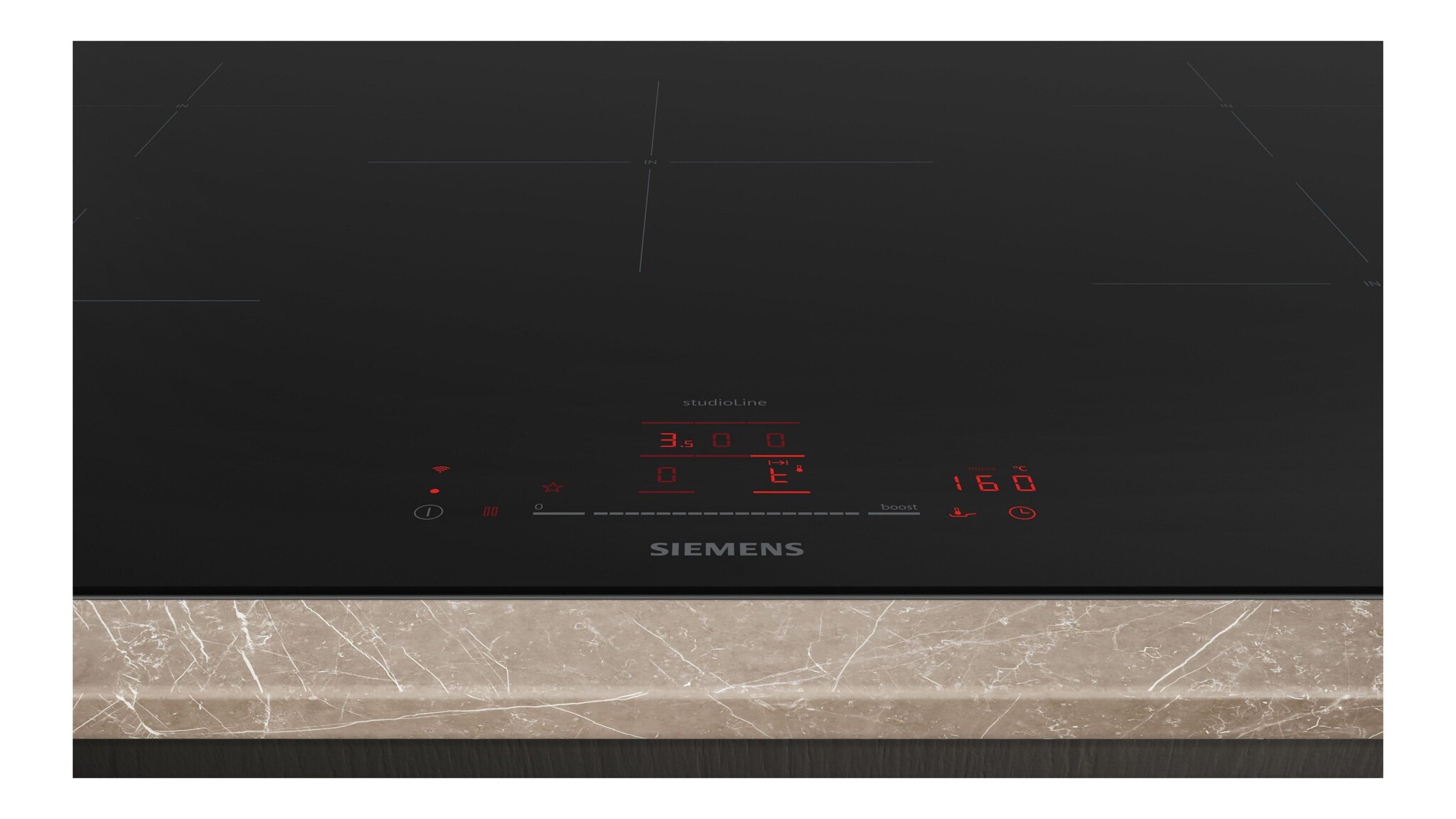 EH877HVC1E studioLine Inductie Kookplaat 80 cm