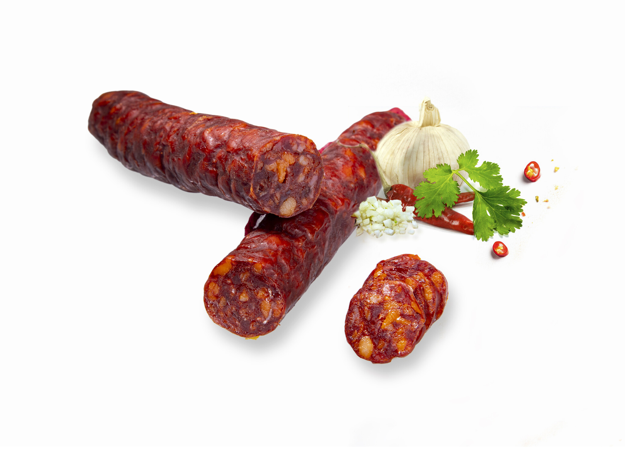 Spaanse fuet chorizo pikant - De Spaanse Worst Groothandel - De ...