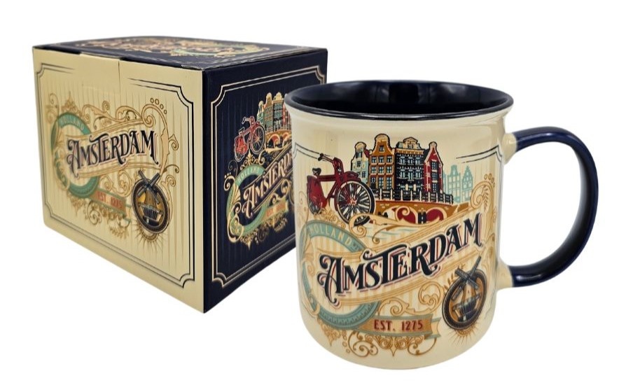 Mug small Amsterdam Vintage - Typical Dutch souvenir shop - Typical ...