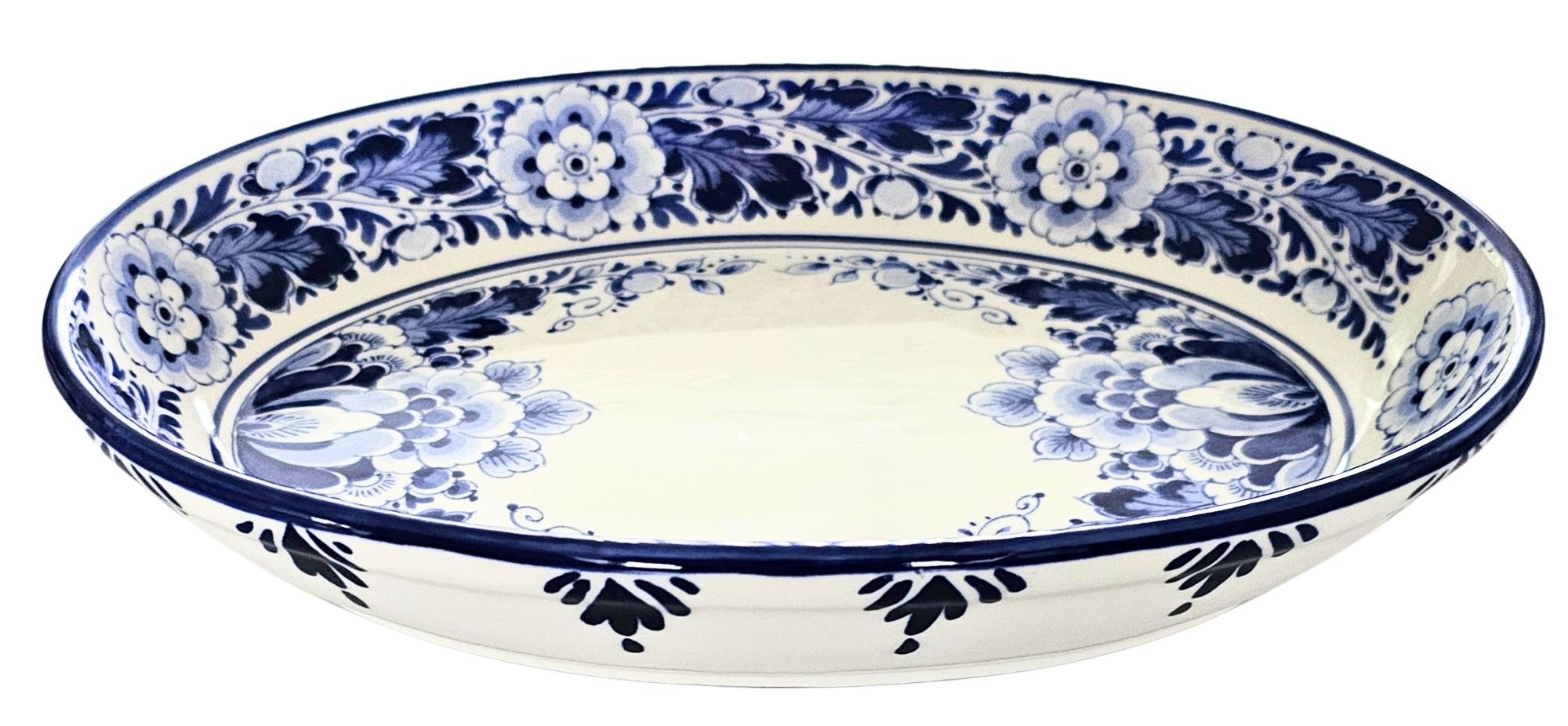 Typical Dutch gift shop - Delft blue Bowl Mill oval - Typical Dutch ...