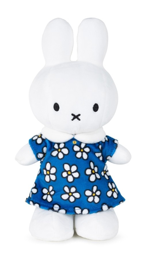Miffy cuddly toy in floral dress - Typically Dutch - Typical Dutch - Online Holland souvenirshop