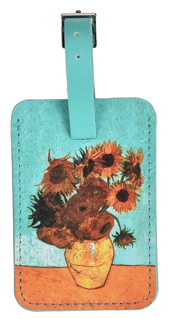 Travelshop - Luggage tag Vincent van Gogh - Sunflowers - Typical Dutch ...