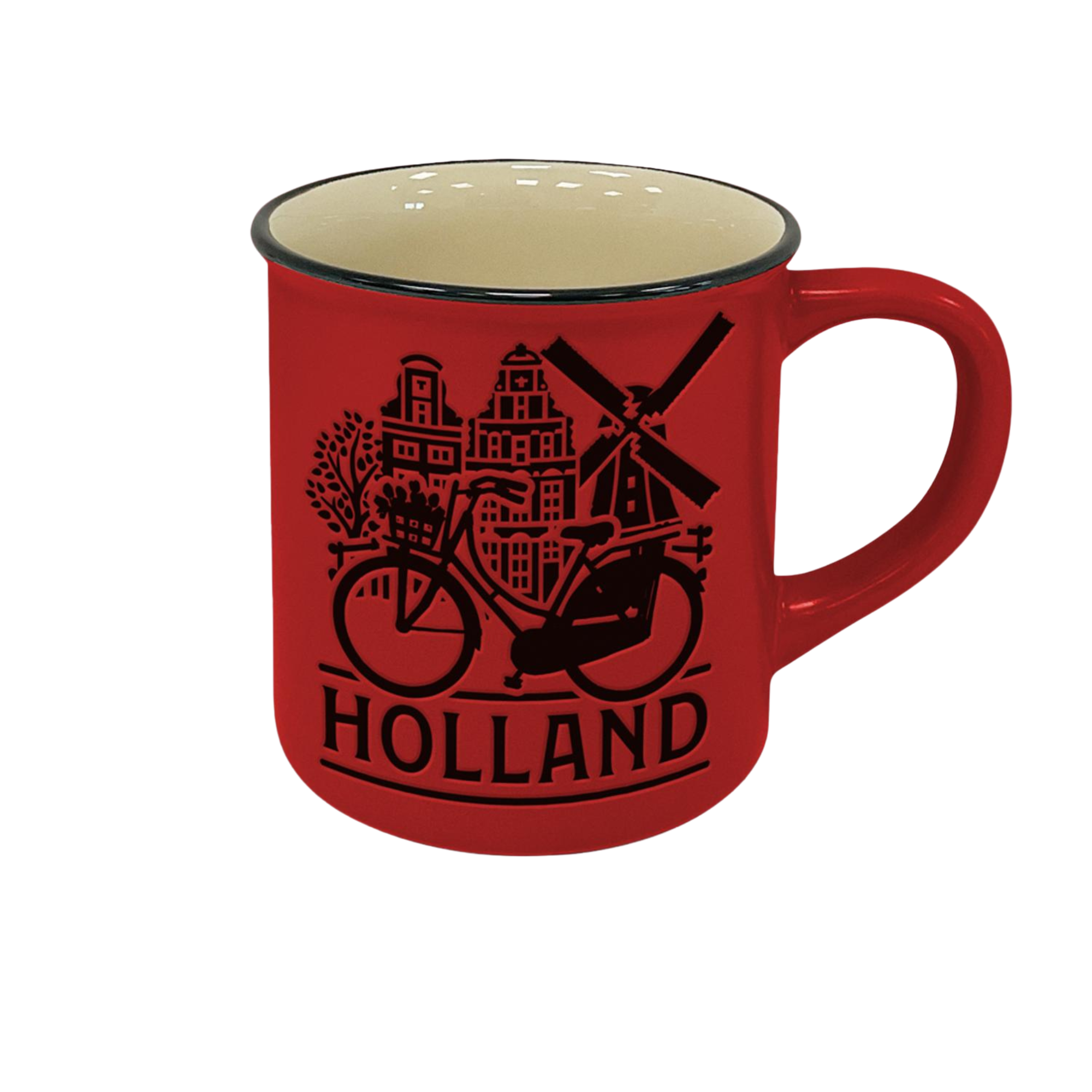 Typically Dutch - Large red mug in gift box - camp mug - Typical Dutch ...