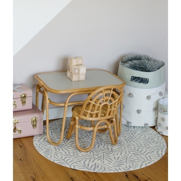 Clean Wean Mat - knoeimat rond - Babywinkel De Babykraam Bio en Logisch