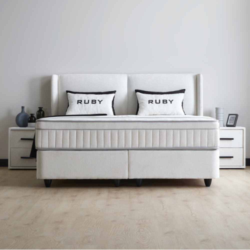 Boxspring Ruby - luxe boxspring met opbergruimte - Bazaaronline