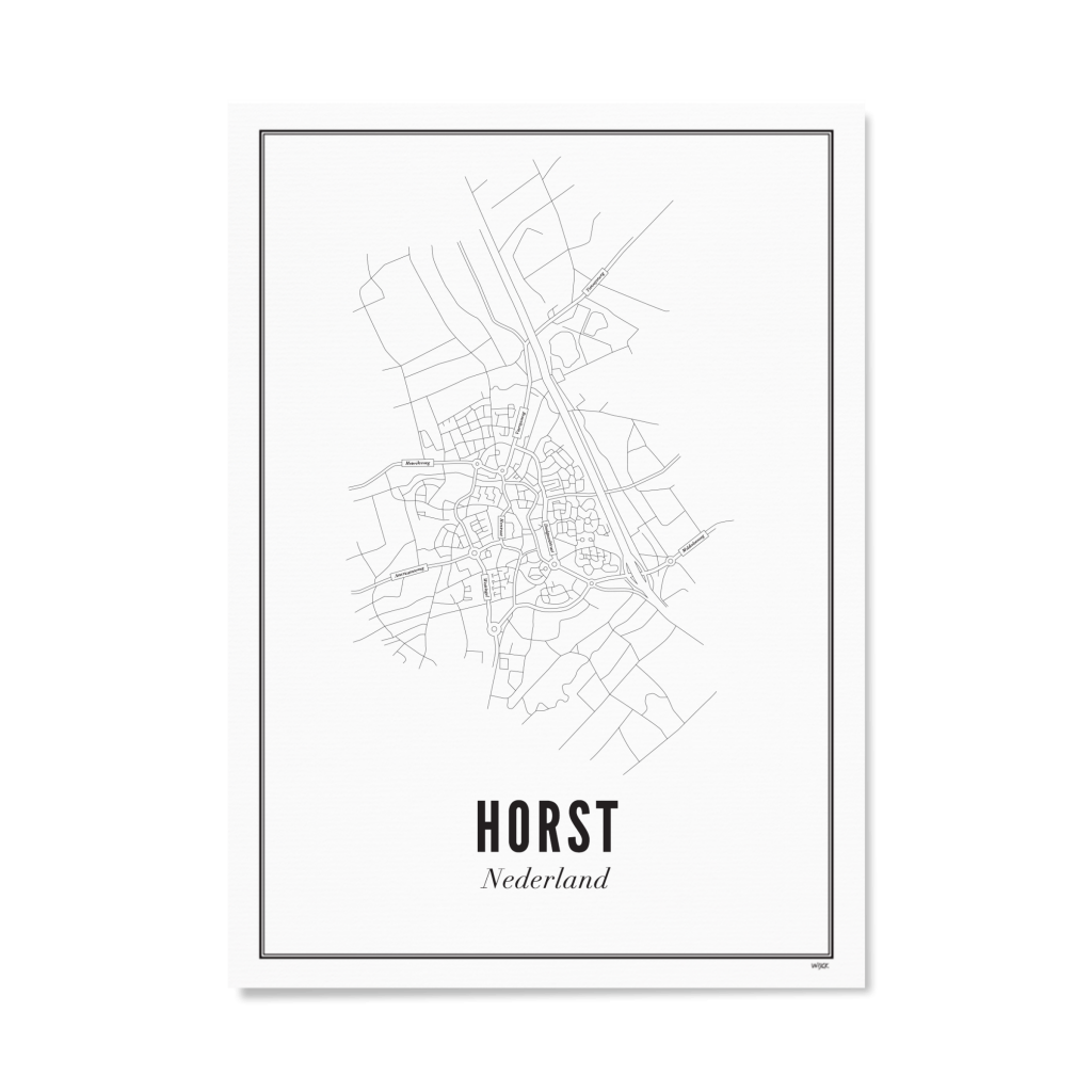 Wijck Poster Horst 21 x 30 cm - Kado in Huis