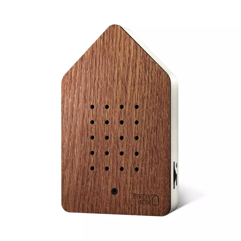 Zwitscherbox Birdybox Relaxound Birdhouse Dark Oak - Kado in Huis