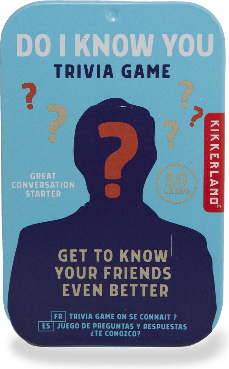 Kikkerland Trivia Spel Ken ik jou - Kado in Huis