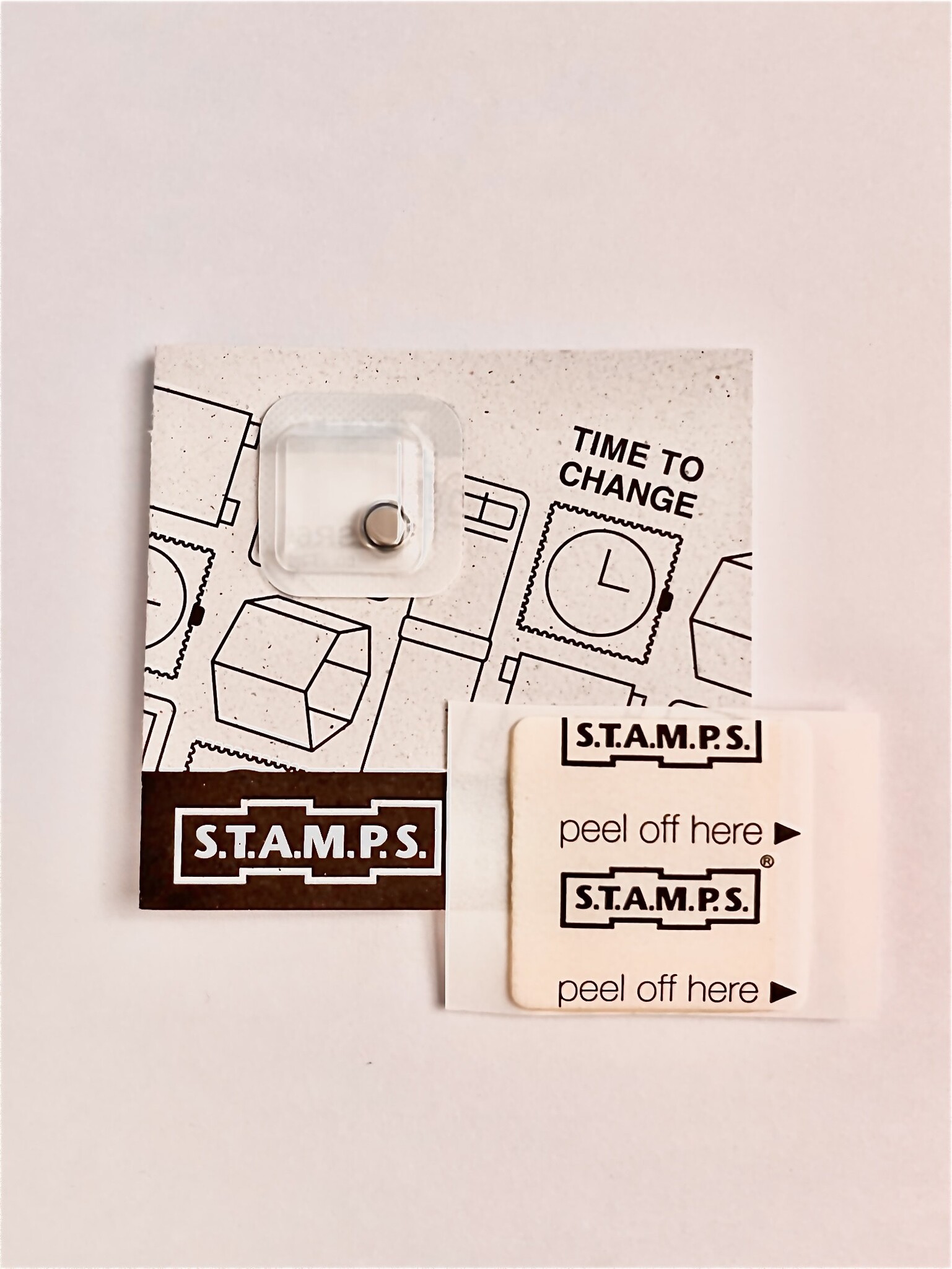 Stamps Battery including sticker - Kado in Huis