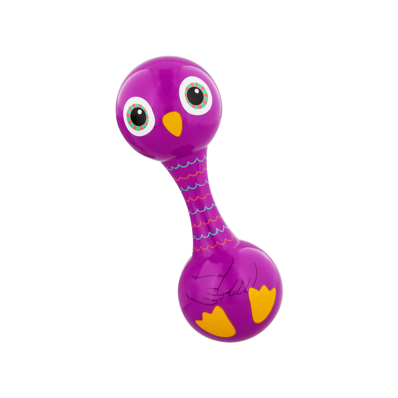 Baby rattle owl Pylones original baby gift - Kado in Huis