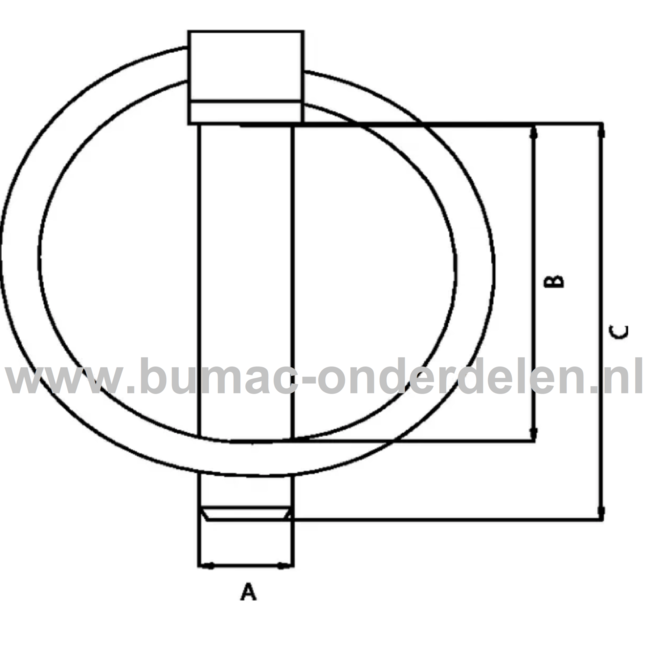Borgpen 10x45 mm Verzinkt Borgpennen worden onder andere gebruikt voor ...