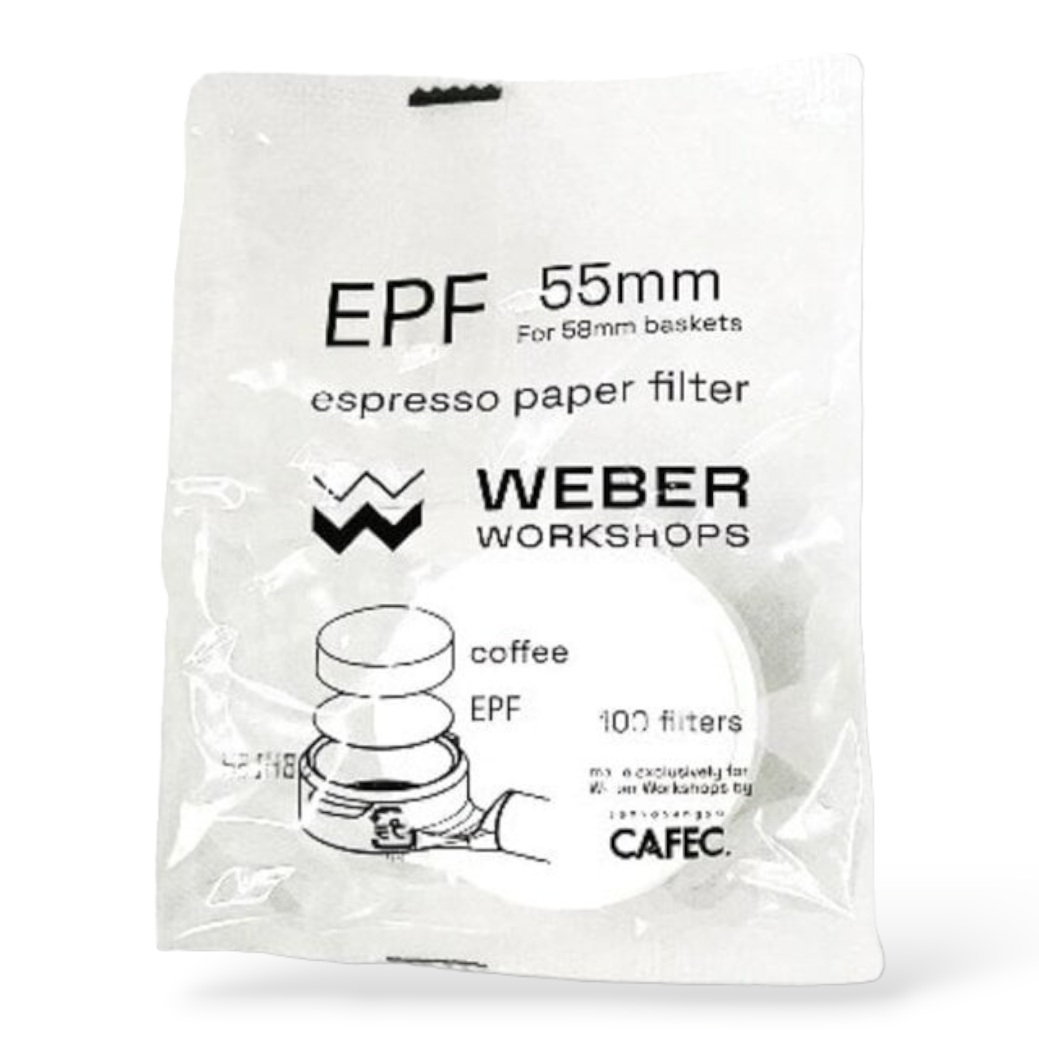 Weber Workshops EPF Espresso Paper Filter (100x) | Blommers - Blommers
