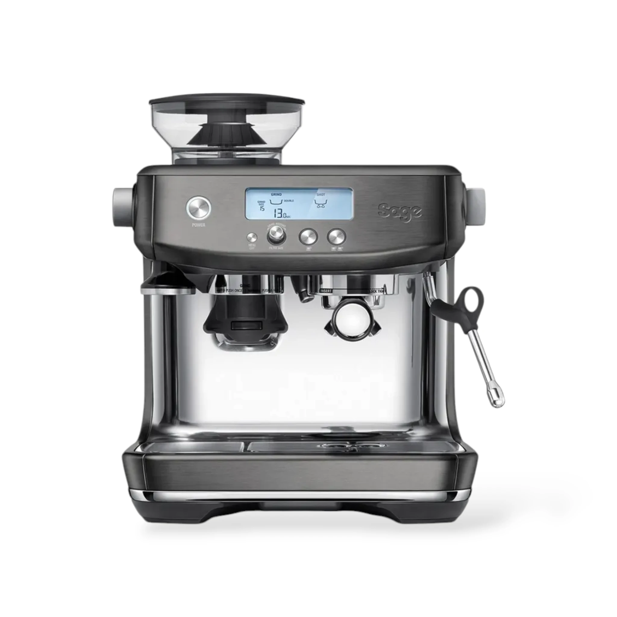 Sage Barista Pro (Black Stainless) espresso machine | Blommers - Blommers