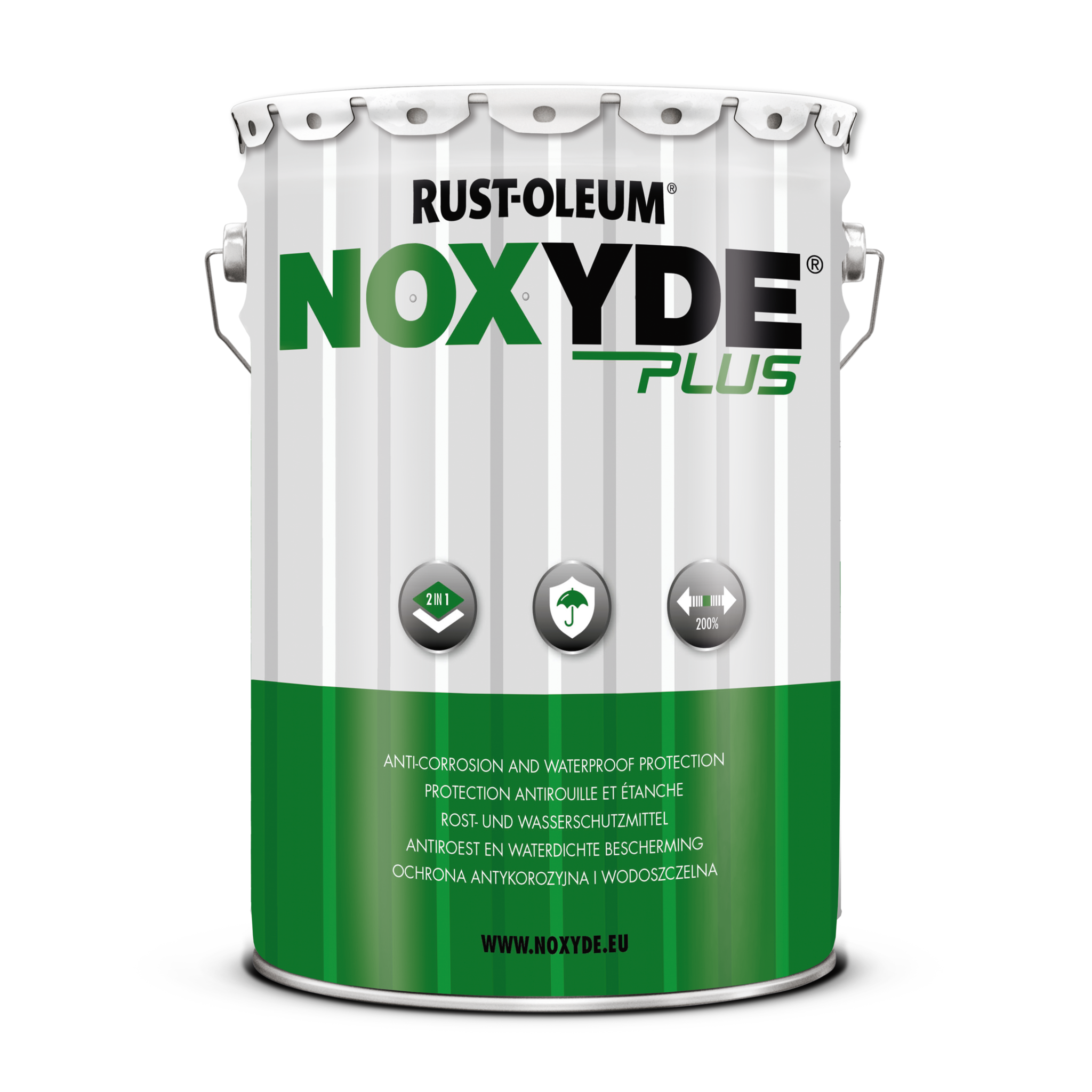 Rust-Oleum Noxyde Plus ZILVERGRIJS Ral 7001 20kg koop je hier online ...