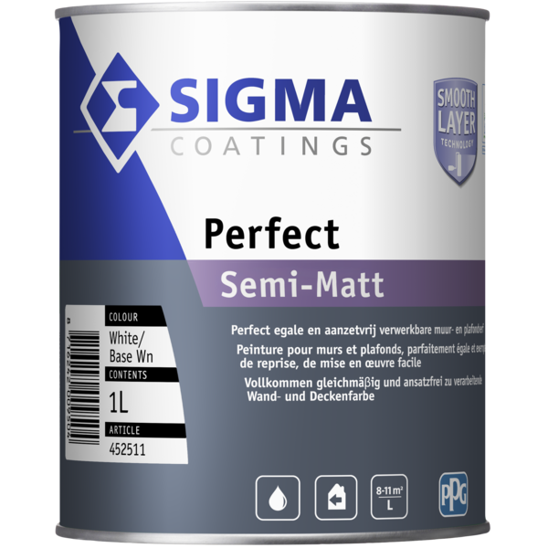Sigma Perfect Semi-Matt koop je hier voordelig online - Verfwebwinkel.be