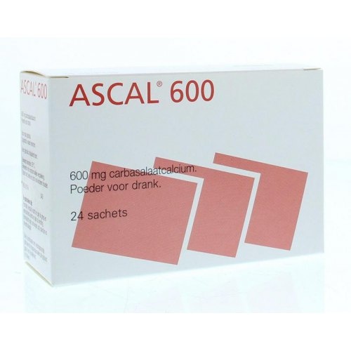 Ascal 600 mg - 24 sachets - Medische Vakhandel