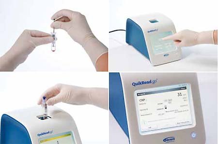 QuikRead GO CRP and Hb, point of care testing (POCT) - Medische Vakhandel
