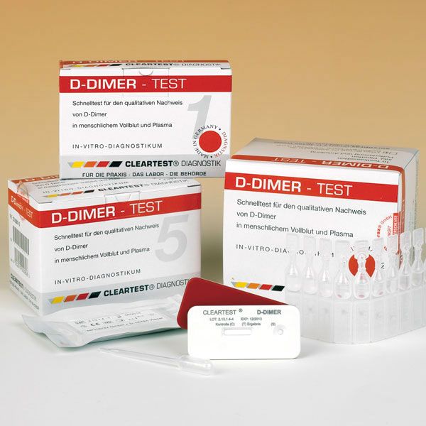 Cleartest® d-dimeer 5 testen - Medische Vakhandel