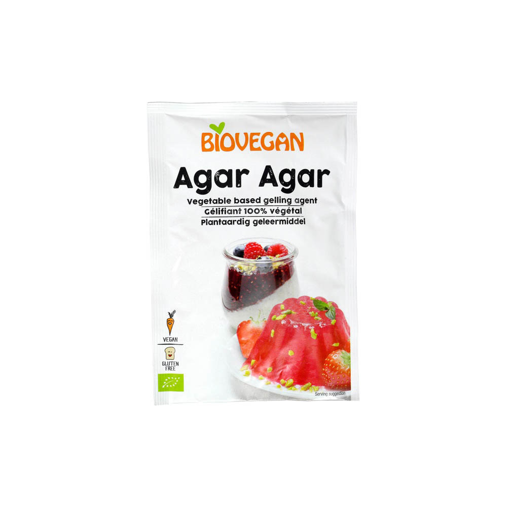 Biovegan - Agar Agar poeder - 30g - Puur Mieke