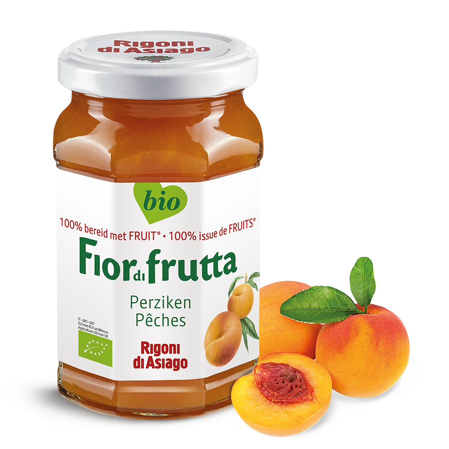 Fruitspread Perzik 250g - Puur Mieke