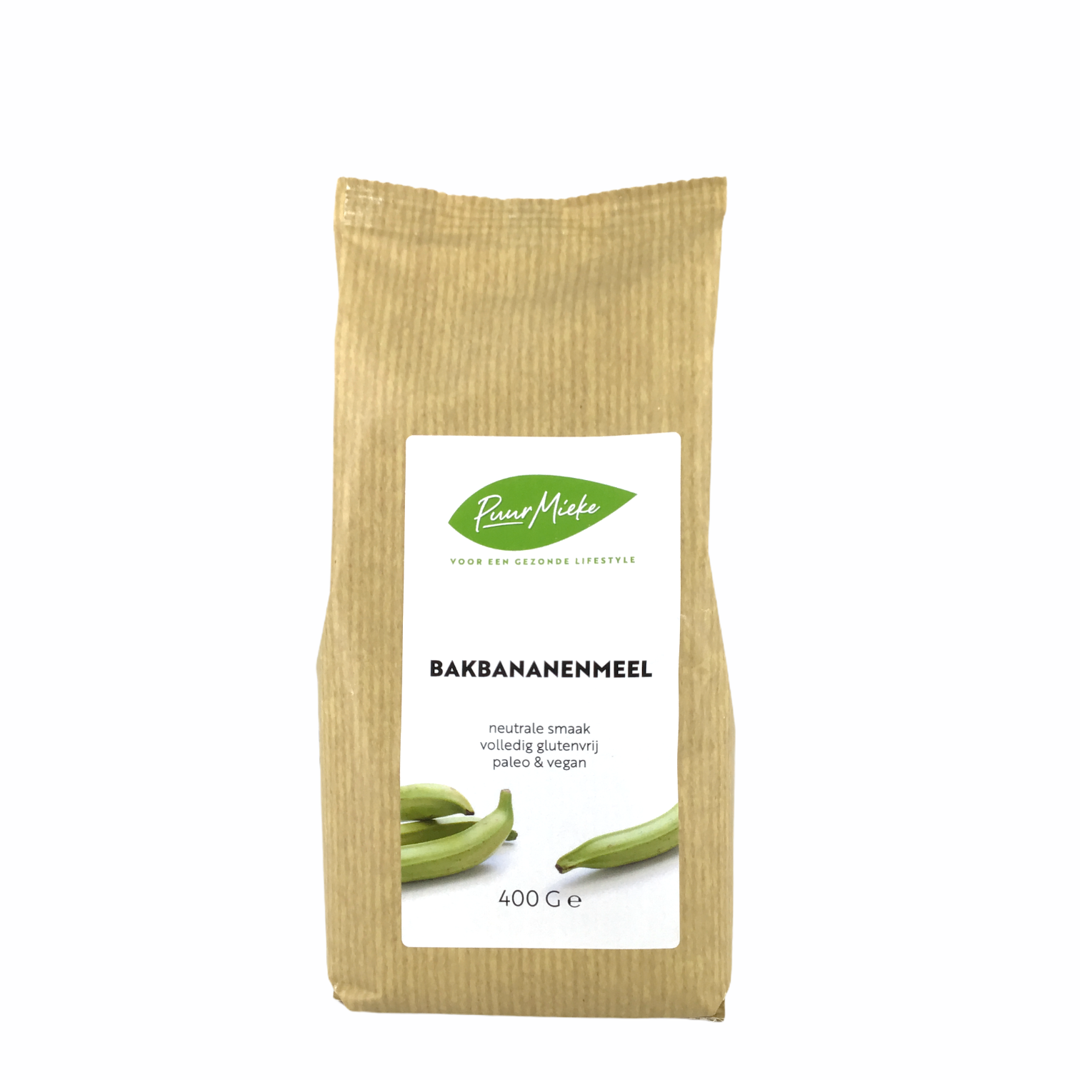 Groene Bakbananenmeel 400g | #1 Pure Voeding - Puur Mieke