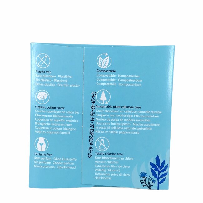 Maandverband Super met Vleugels - BIO - Puur Mieke Maandverband Super met Vleugels - BIO - Puur Mieke