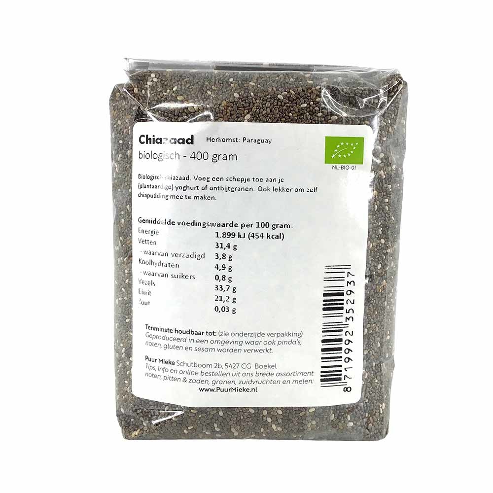 ᐅ Chiazaad kopen? 400 gram biologisch - Puur Mieke