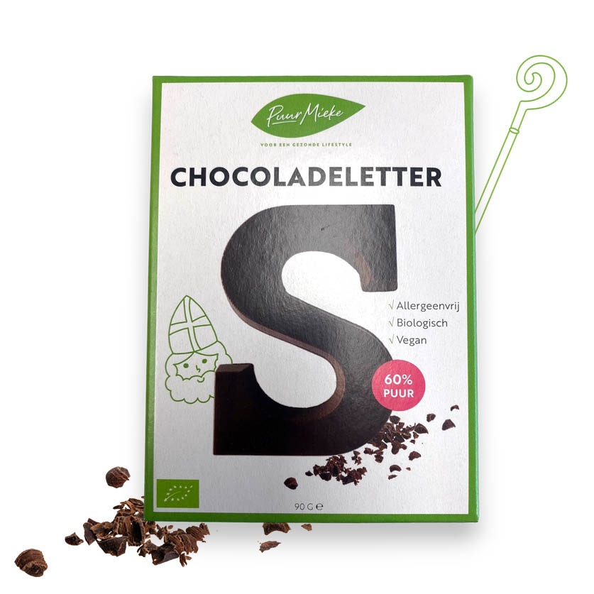 Chocoladeletter Puur Allergeenvrij - Vegan - Puur Mieke