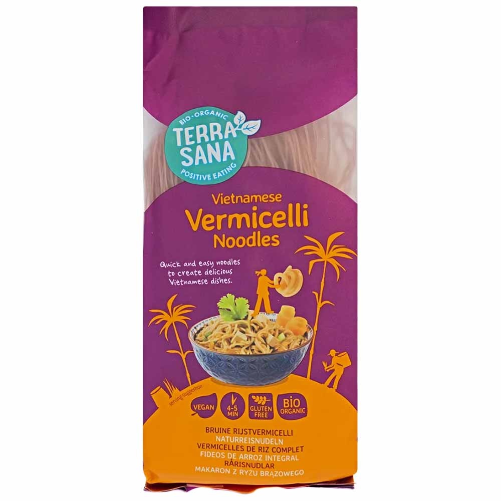 Bruine rijstvermicelli - BIO | Pure Voeding - Puur Mieke