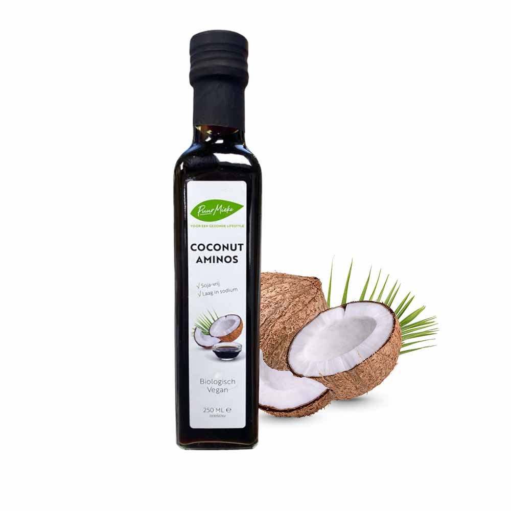 Coconut Aminos 250 ml - Gezond & Glutenvrij - Puur Mieke
