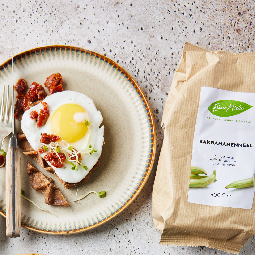 Groene Bakbananenmeel 400g | #1 in Pure Voeding | Puur Mieke - Puur Mieke