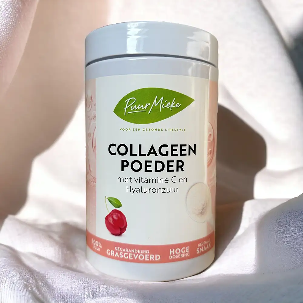Collageen Poeder met Hyaluronzuur en vitamine C - Puur Mieke