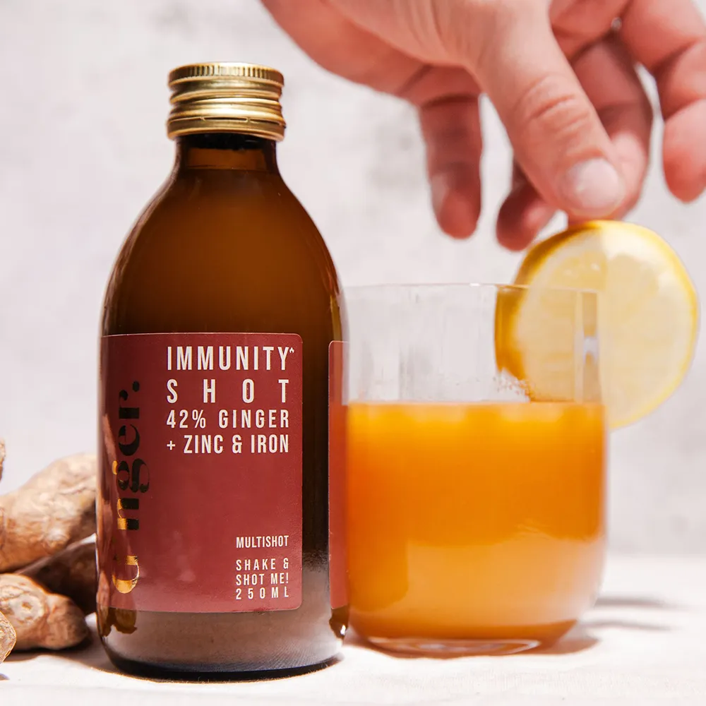 G'nger Immunity Gember Shot - Zink en IJzer - Puur Mieke