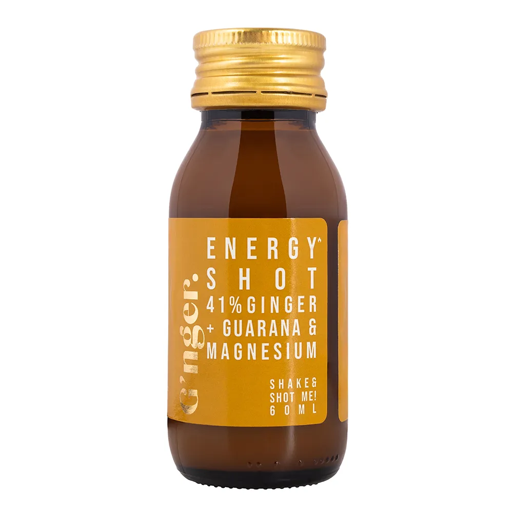 G'nger Energy Gember Shot - 41% Gembersap - Puur Mieke