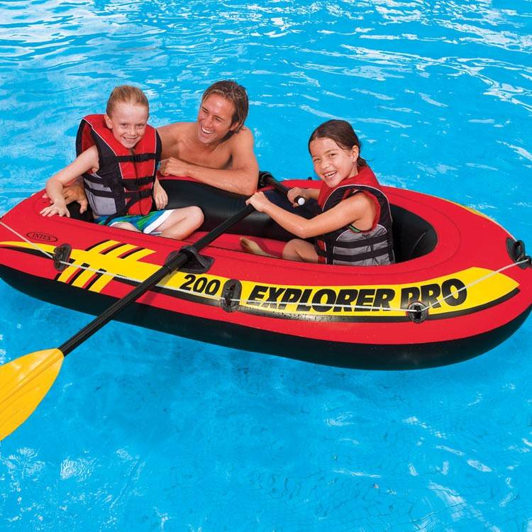 Intex Inflatable 2-person Boat Explorer Pro 200 - Destination Beach