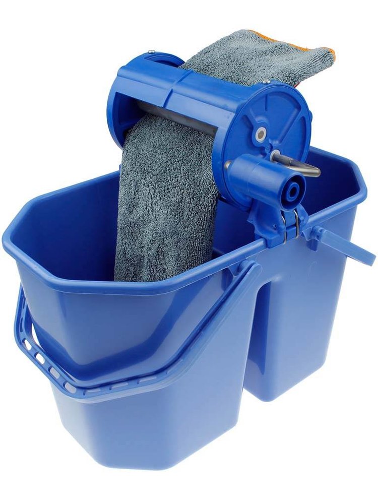 Wringer op 2-vaks emmer - Neweco.nl