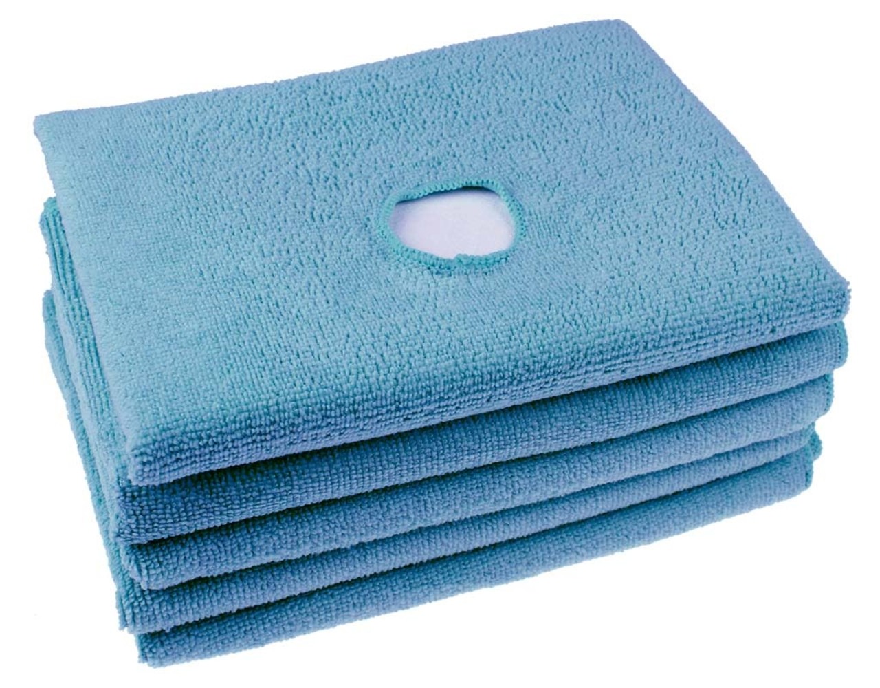 Microvezel dweil met steelgat 60x70 cm blauw - Neweco.nl